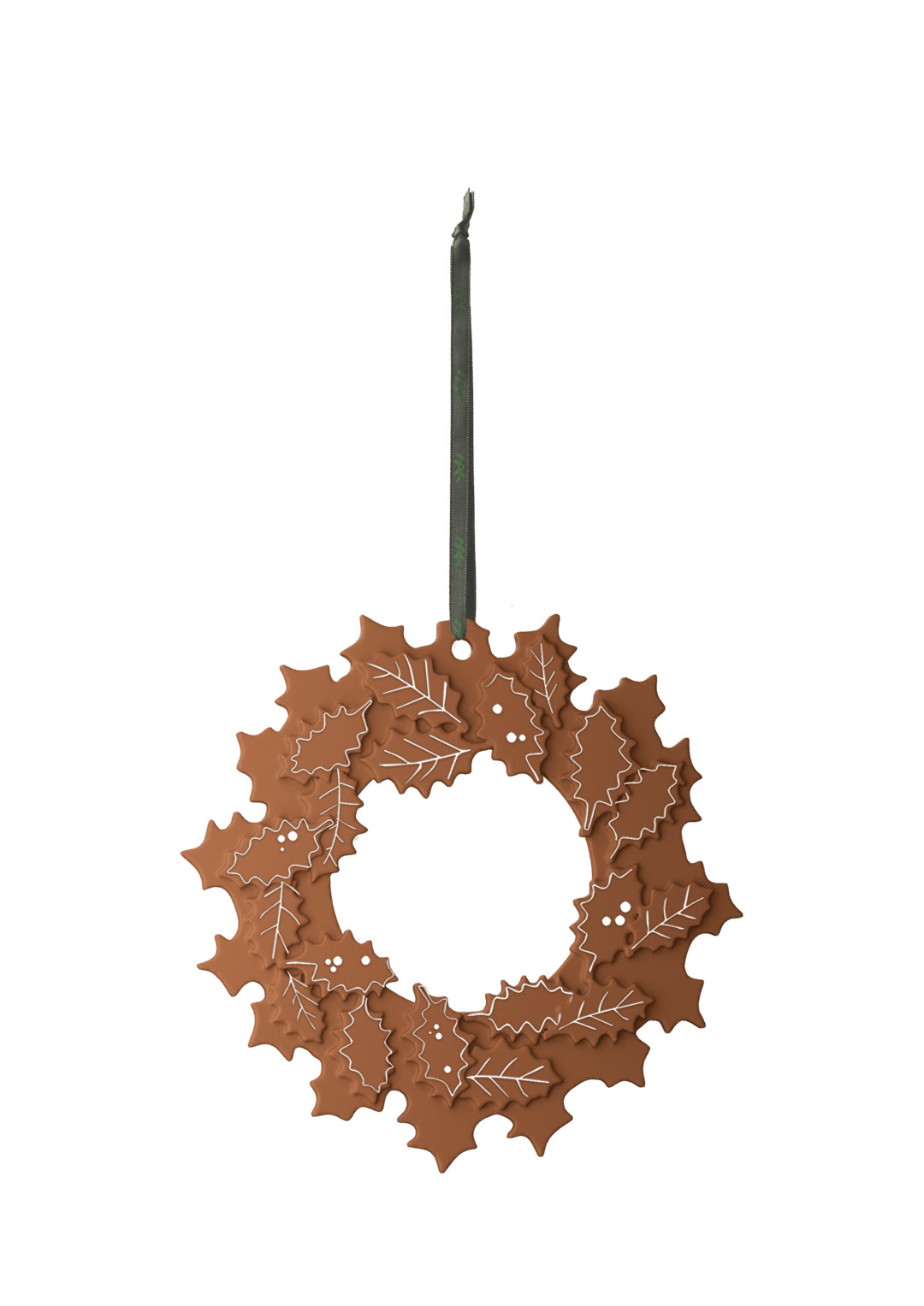 Gingerbread Julekrans Ø18.5 cm brun || Stort udvalg til julen til god pris!