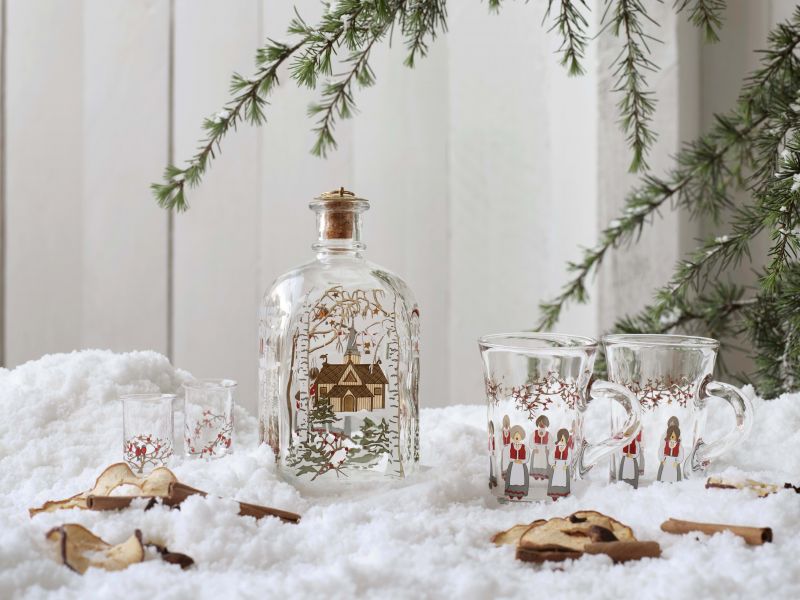 Holmegaard Christmas Juleflaske 2021 73 cl || Køb Holmegaard online hos ...