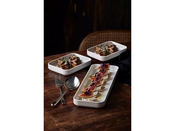 Gense Fuga Serveringsgaffel 22,5 cm Mat/Blank stål || Køb Gense bestik ...