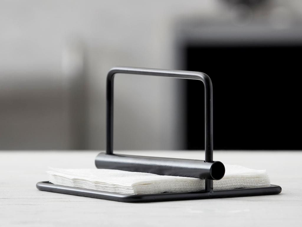 Funktion Servietholder 19 x 19 x 12,5 cm Sort - Køb den online hos ...