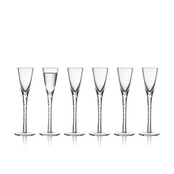 Lyngby Glas Paris Snapseglas 2,5 cl 6 stk. Klar || Se det store udvalg ...