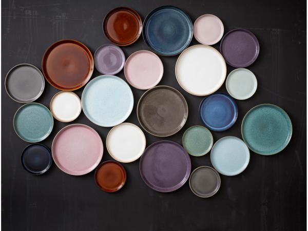 BITZ Gastro Tallerken Dia. 21 x 2,0 cm Sort/Mørkblå || Hurtig levering!