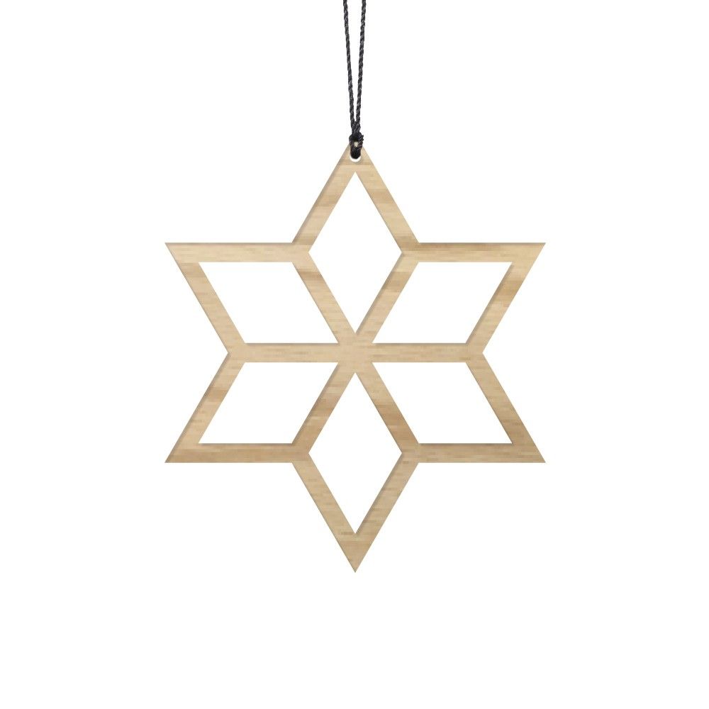 Felius, Stjerner kanter, egetræ - Køb fra det store udvalg i julepynt ...