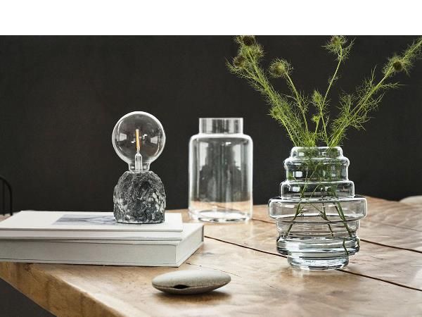 Villa Collection Vase Dia. 14 x 20 cm Klar || Køb Villa Collection ...