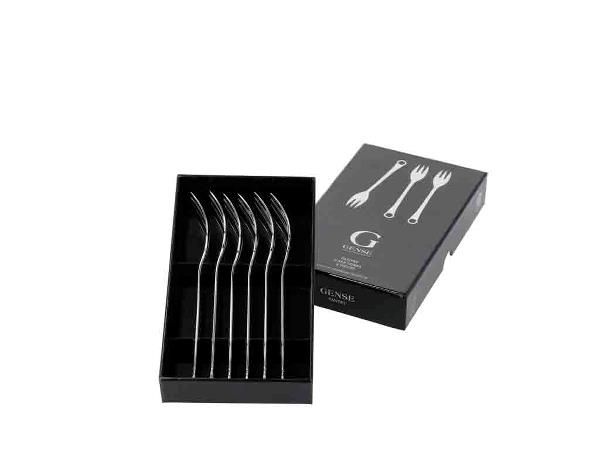 Gense Pantry Kagegaffel 16 cm 6 stk. Mat/Blank stål || Køb Gense bestik ...