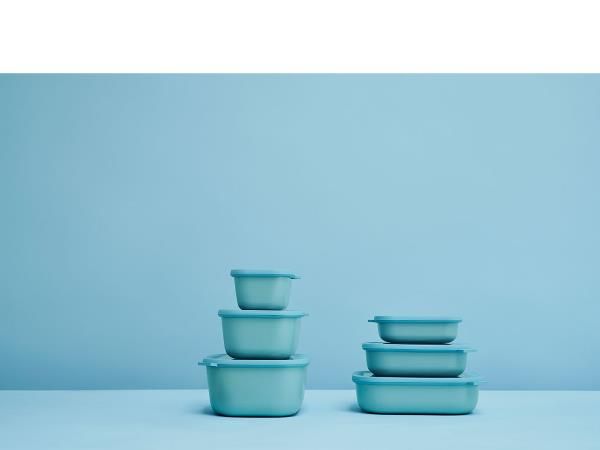 Mepal Cirqula Rektangulær skål m/låg 3000 ml Nordic green || Hurtig ...