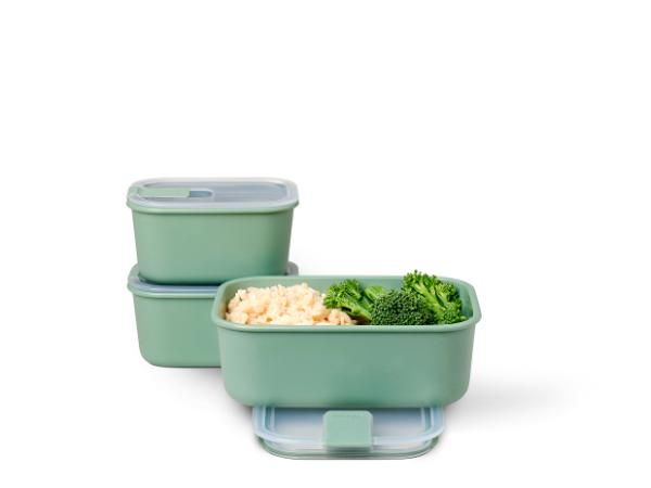 Mepal EasyClip Husholdningsbokssæt 3 dele Nordic sage || Se vores store ...