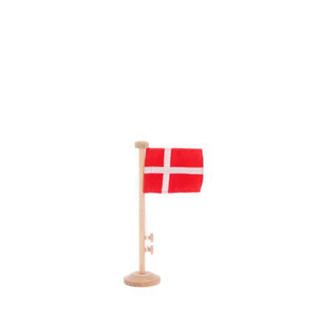 Celebrate Flagstang DK 18 cm Natur || Stort udvalg i flag til ...
