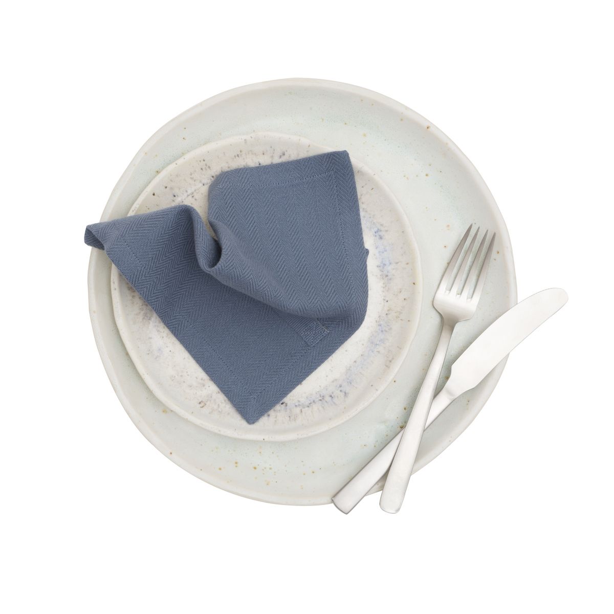 Everyday Napkin, Grey Blue, 4 stk || Altid gode tilbud og hurtig ...
