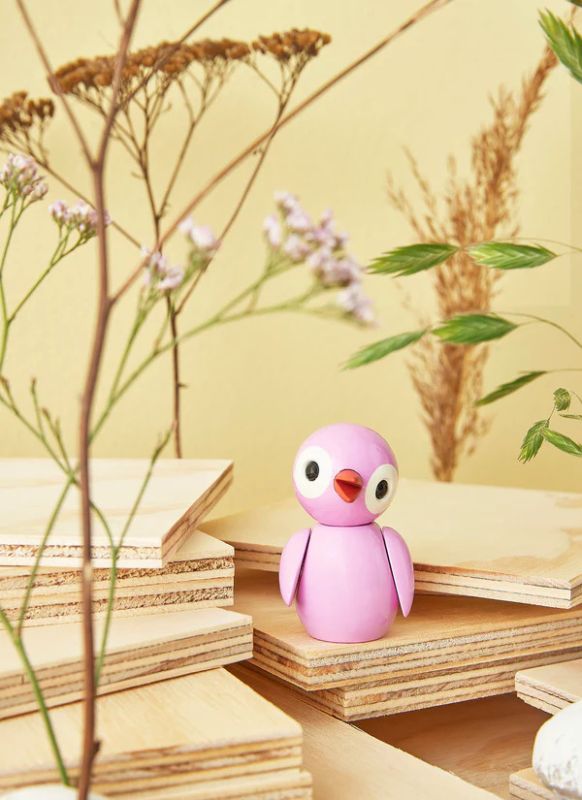 Spring Copenhagen Fugl Powerful Pink || Stort udvalg hos Rikki Tikki Shop!