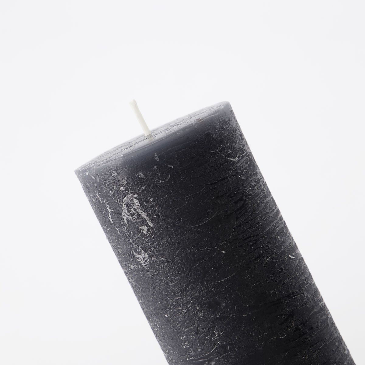 Bloklys, Rustic Wax, Mørkegrå || Køb gaven til dig selv, eller en du ...