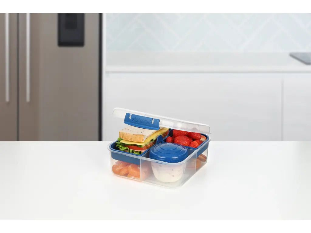 Sistema Bento Cube To Go 1,25l, Blå || Køb den online her!