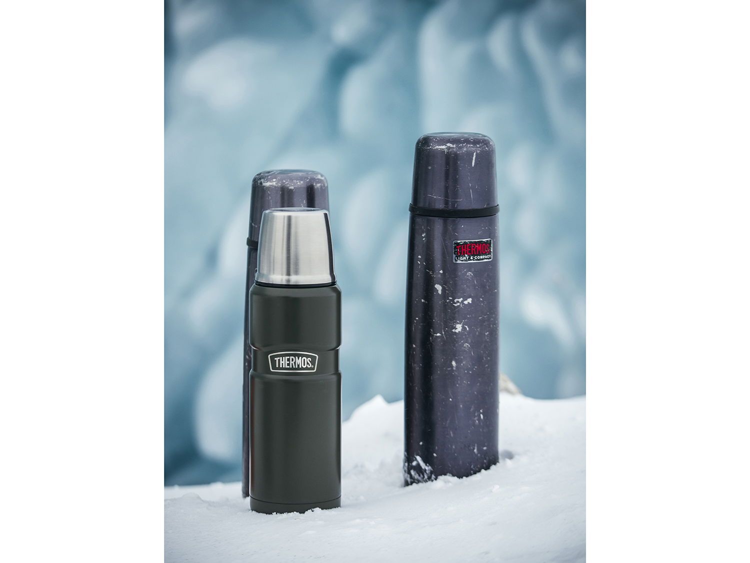 Thermos Termoflaske Light & Compact 1 liter Midnight Blue || Køb ...