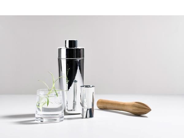 Zone Rocks Shaker Dia. 7 x 23 cm Polished Steel || Køb ZONE Denmark ...